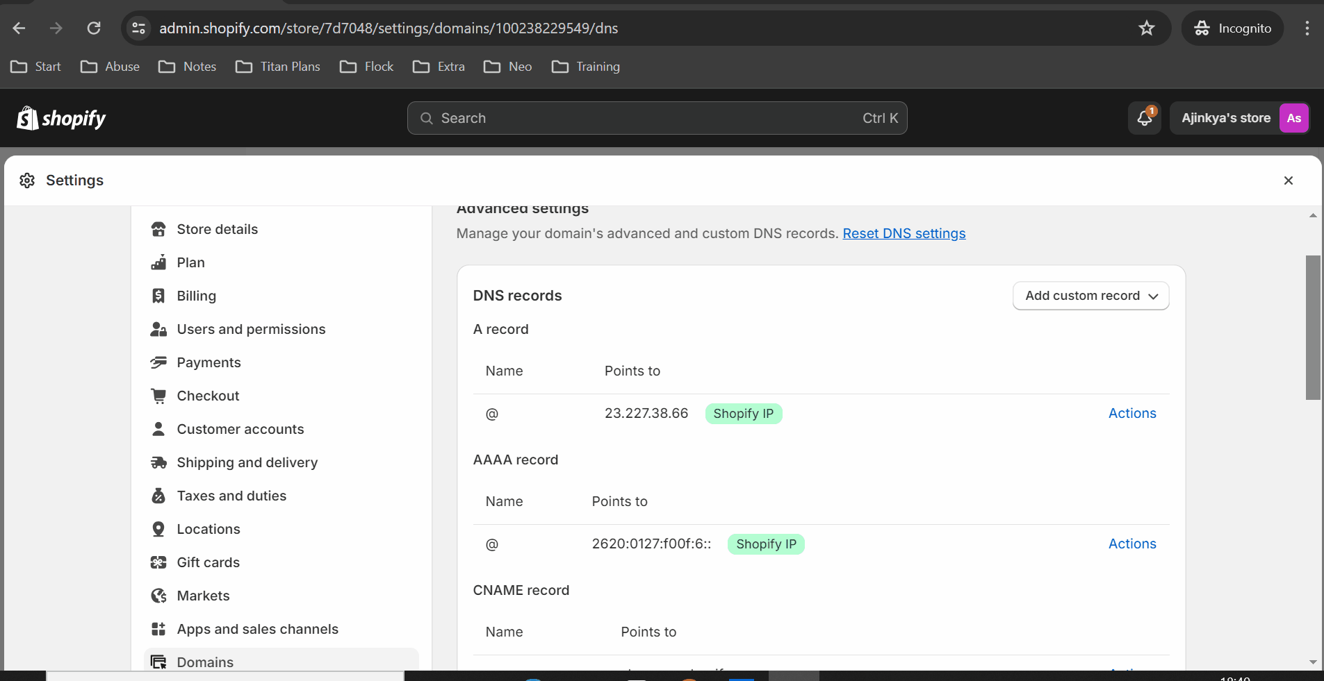 Setup Titan MX and TXT records for Shopify – Titan Mail Setup Titan MX and TXT records for Shopify – Titan Mail