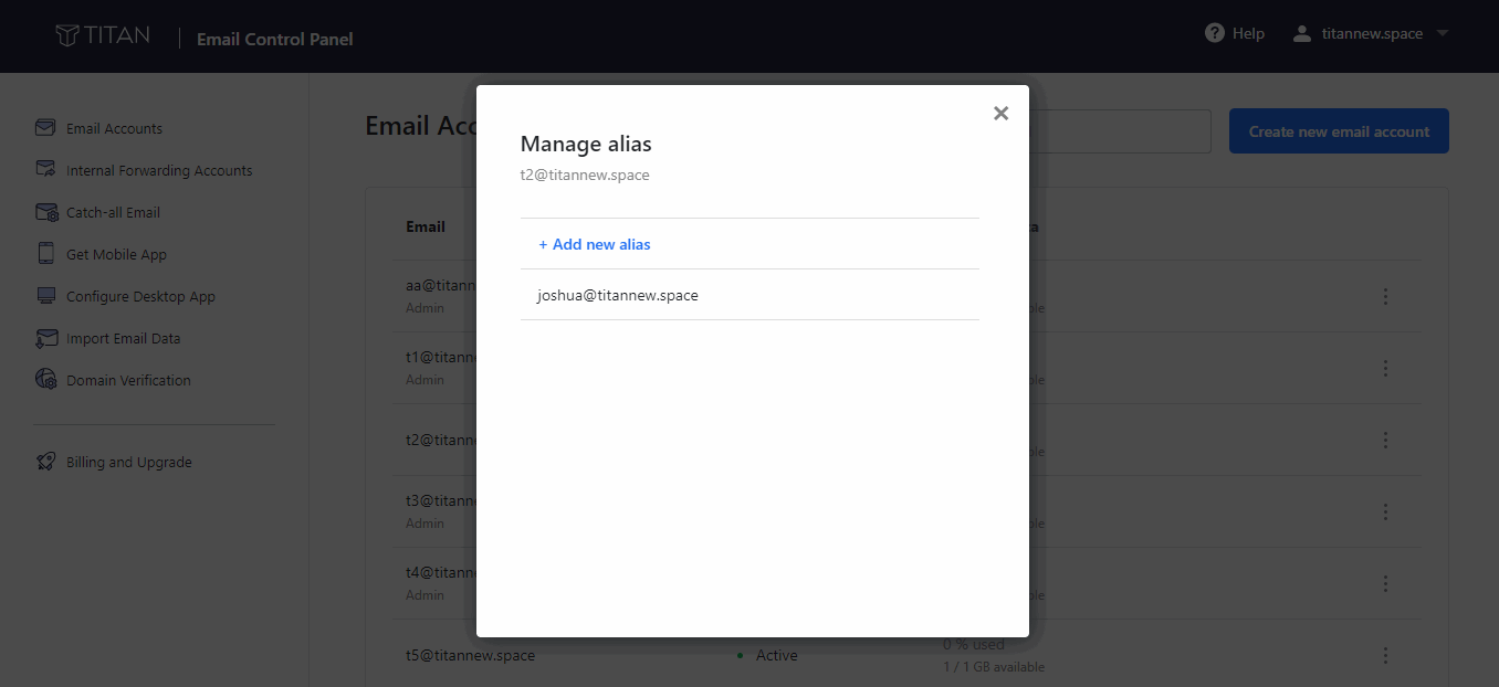 Email Alias – Titan Mail
