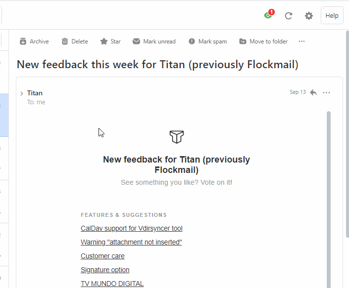 Know when your Emails are opened – Titan Mail