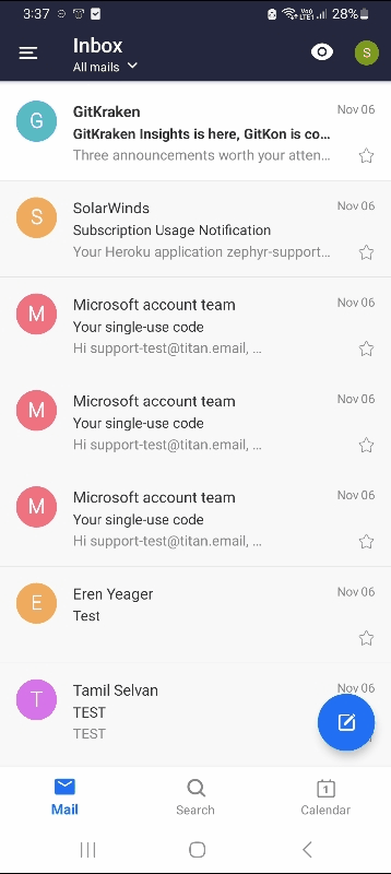 How to Search Emails on the Mobile App – Titan Mail