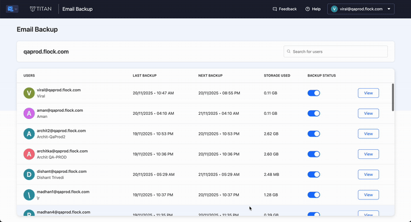 Email Backup – Titan Mail