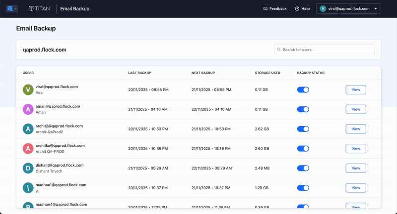 Email Backup – Titan Mail