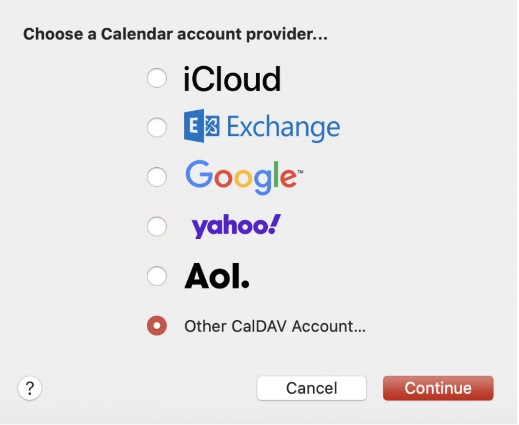 Configure CalDAV – Titan Mail