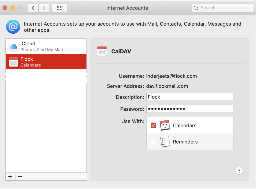 Configure CalDAV – Titan Mail