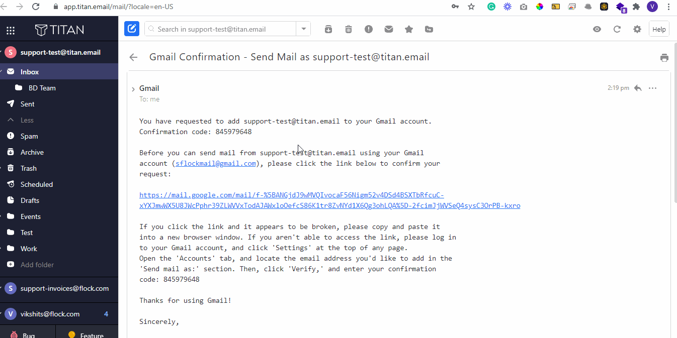 Configure Titan Mail on Gmail – Titan Mail